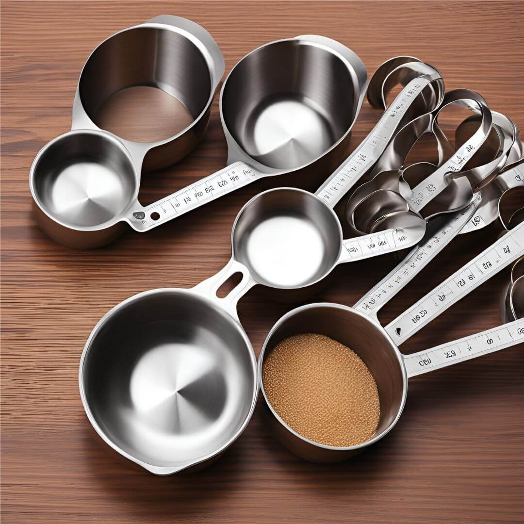 Stainless Steel Measuring Cups | allkitchenery.com
